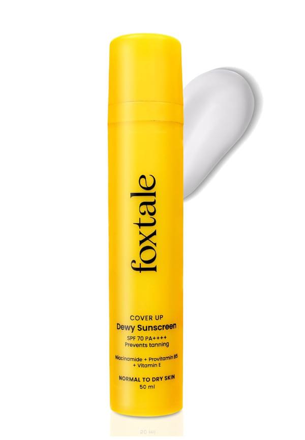 Foxtale SPF 70 Niacinamide Sunscreen for Daily Glow Protection